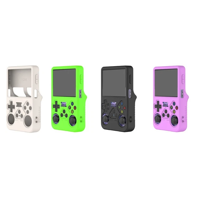 PORTABLE SILICONE SHELL for R36S Game Console Shock Absorbing Features ...