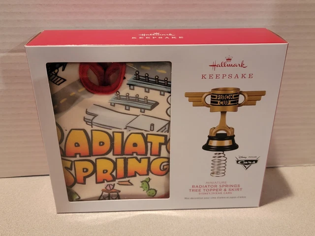 2022 HALLMARK DISNEY/PIXAR Radiator Springs Miniature Tree Topper ...