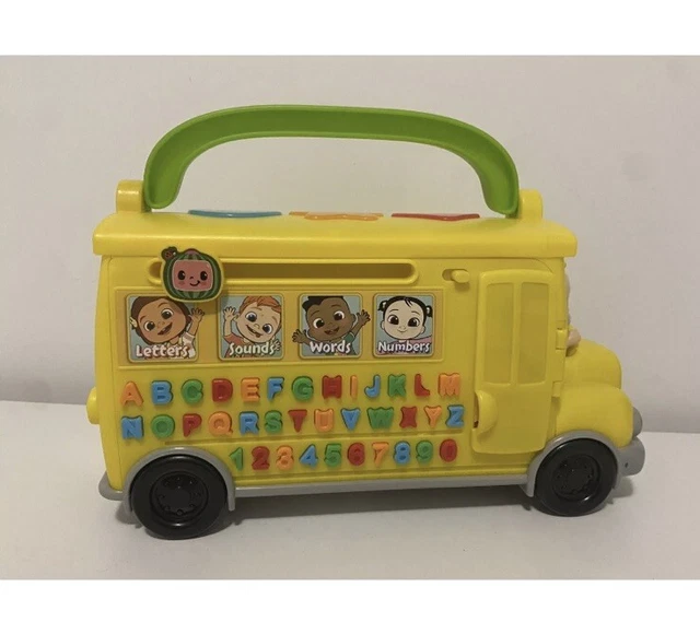 COCOMELON MUSICAL LEARNING Bus Teaches Letters, Sounds, Words & Numbers ...