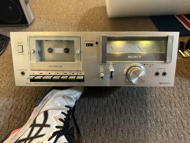 SONY TC-U2 STEREO Cassette Deck Recorder Tapecorder Retro Vintage $175. ...