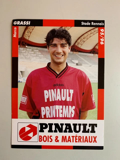 CARTE JOUEUR STADE Rennais - Rennes Saison 95/96 // Marco Grassi EUR 4 ...