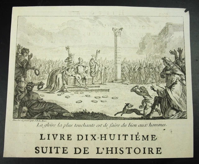 JACQUES PHILIPPE LE BAS (1707-1783) la gloire la plus touchante ...