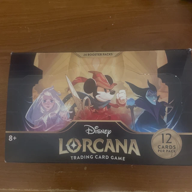 DISNEY LORCANA: THE First Chapter Booster Display. In hand and ready to ...