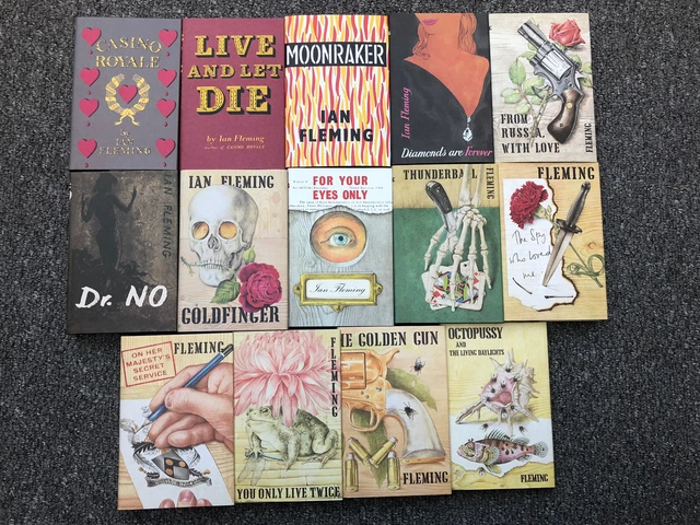 COMPLETE JAMES BOND Series by Ian Fleming, Facsimile First Edition ...