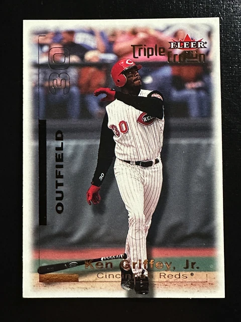 CARTE DE BASEBALL triple couronne Ken Griffey Jr. 2001 Fleer Triple ...