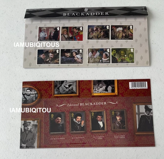 FRANCOBOLLI ROYAL MAIL Presentation Pack Blackadder 2023 con MINI gratuito P&P NUOVO DI ZECCA 🙂️ ...