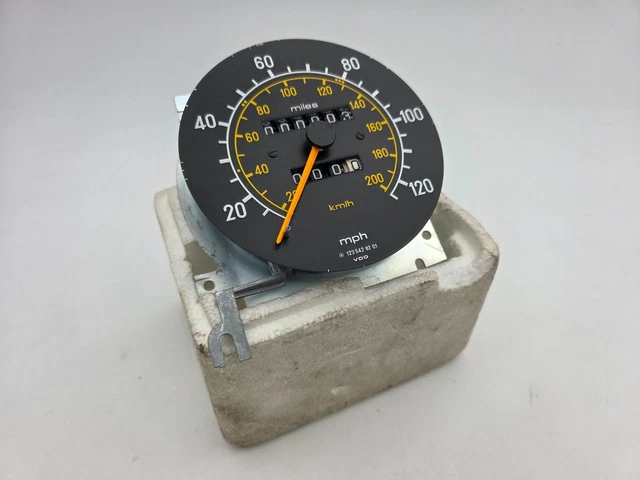 MERCEDES BENZ W123 Tachometer mph A1235428201 VDO Tachometer US Speedo ...