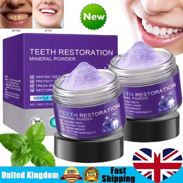 DENTAL RESTORATION MINERAL powder, mineral tooth powder, teeth ...
