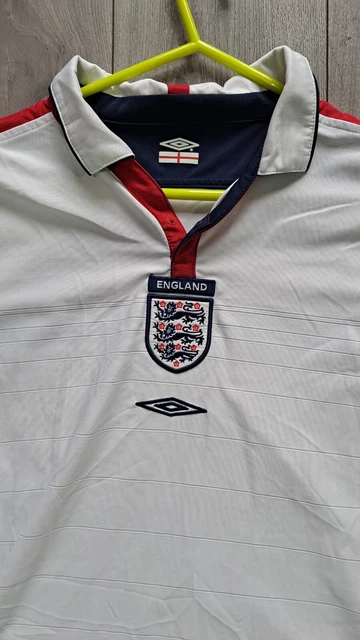 ENGLAND FOOTBALL SHIRT 2003 - 2005 Home Reversible Mens Size Large £20. ...