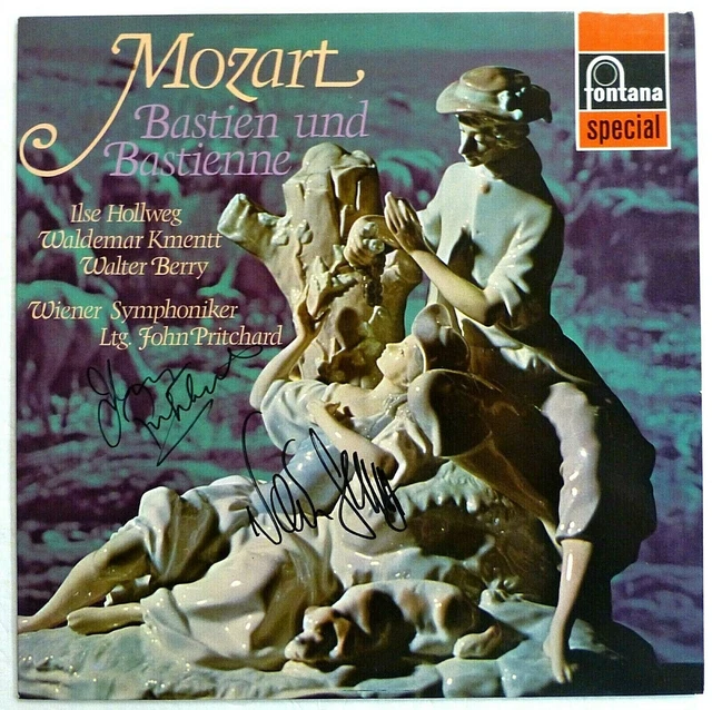 JOHN PRITCHARD DÉDICACÉ LP Mozart Bastien Et Bastienne Walter Berry ...