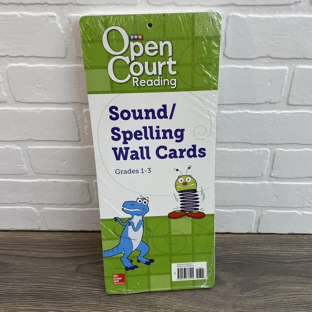 OPEN COURT READING, Sound/Spelling Wall Cards, Grade 1-3, Paperback by ...