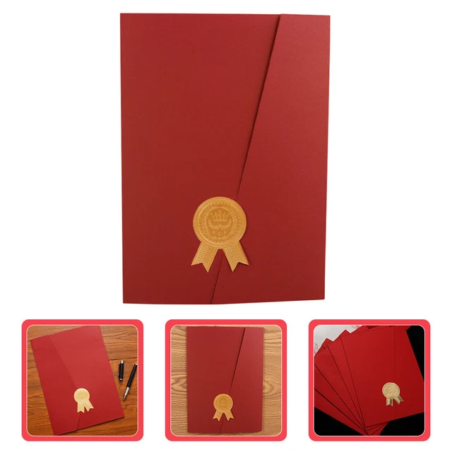 CERTIFICATE HOLDER CERTIFICATE Envelope Holder Award Certificates Cover ...