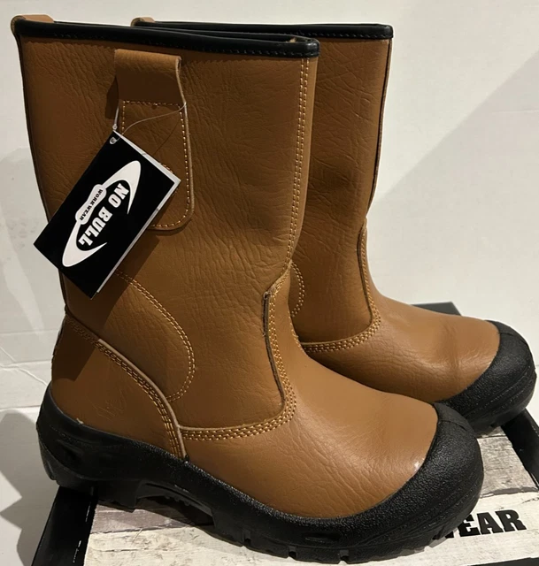 NO BULL WORKWEAR Footwear Men's Upton Tan Brown ST Work Boots UK 8 ...