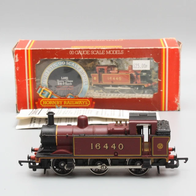 HORNBY R301 LMS Class 3F Jinty 0-6-0 Tank Locomotive 16440 OO Gauge £34 ...