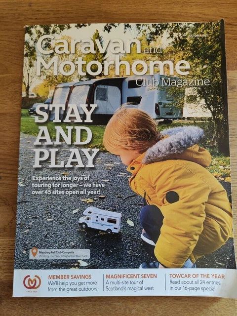 MAGAZINE - CARAVAN And Motorhome Club Magazine October 2022 £3.00 ...
