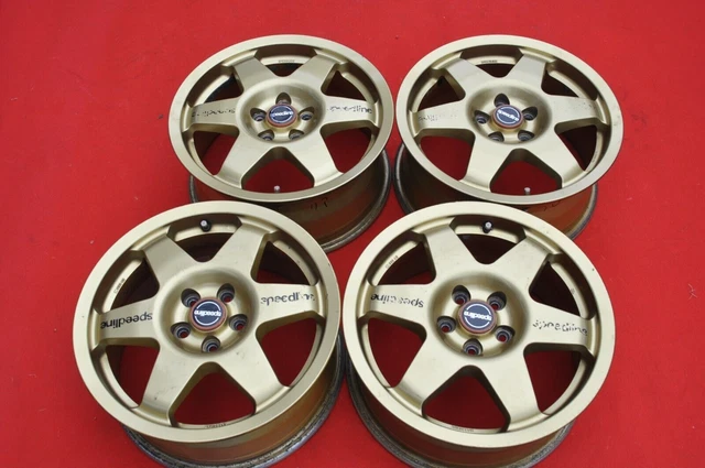 JDM 16& SPEEDLINE ST2 PREO-R 5x100 7JJ ET48 wheels Subaru impreza gc8 ...