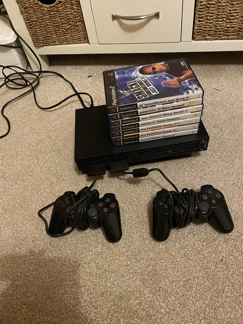 PS2 FAT CONSOLE bundle 7x Games 2x Working Official Controllers £54.99 ...