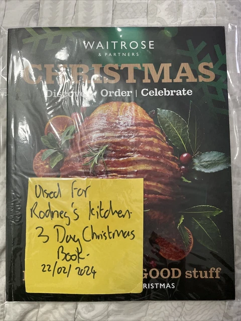 WAITROSE MAGAZINE FOOD & Recipes December 2023 Issue Christmas £10.00 ...