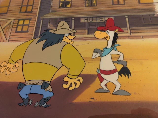 QUICK DRAW MCGRAW Animation Cel Production Art Hanna-Barbera Vintage ...