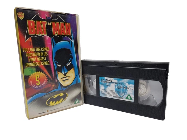 1985 BATMAN VHS Video - 5 Fully Animated Episodes - Certificate U £6.99 ...
