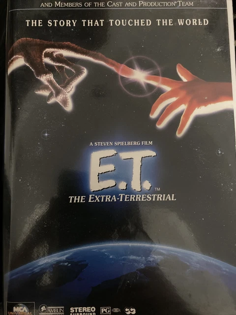 ET VHS THE Extra-Terrestrial 1996 Remastered Film E.T. Clamshell ...