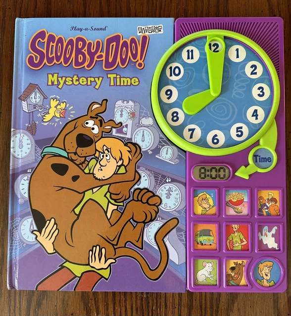 SCOOBY DOO MYSTERY Time Play-A-Sound Book Cartoon Network 2004 HTF ...