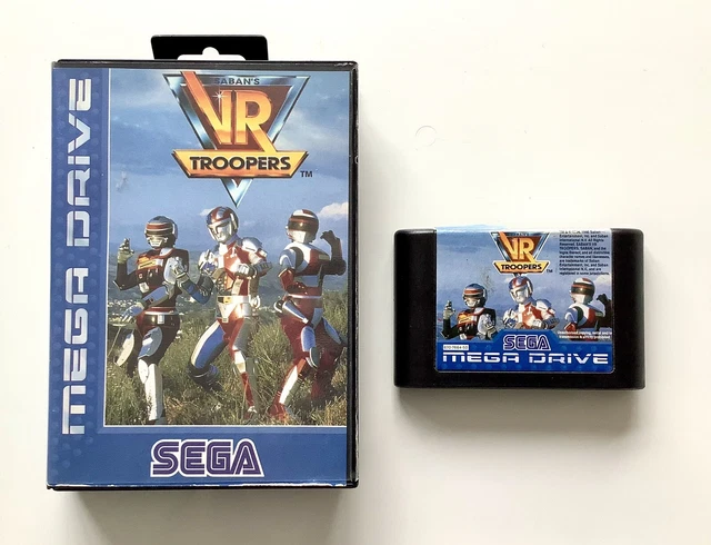SEGA MEGA DRIVE Game - VR Troopers - Cart + Box - Tested Working £15.99 ...