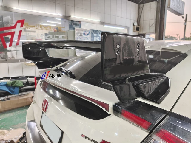 M STYLE UNPAINTED Half Carbon Rear Wing Spoiler Fit For Honda Civic Fk8 ...