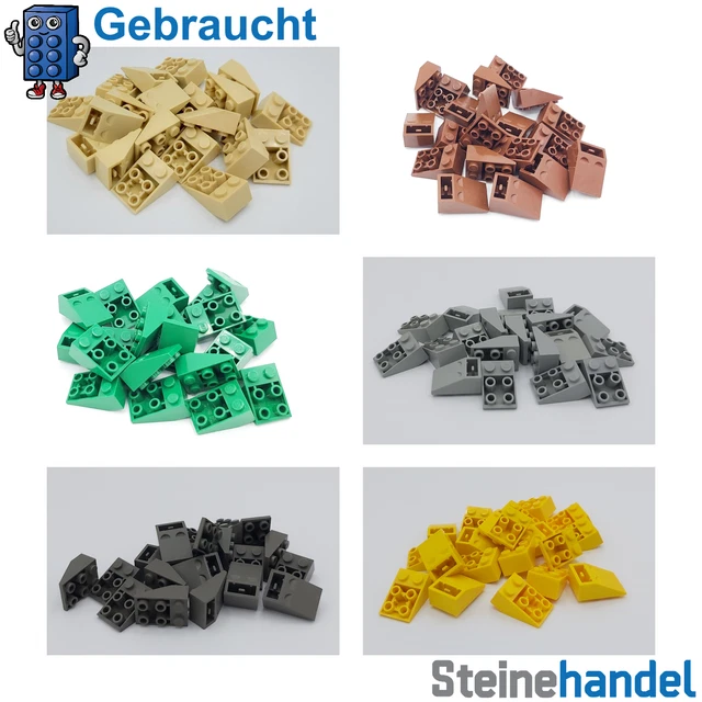 LEGO® 3X2 DACH Dachstein invertiert Slope inverted 33° 20 Stück ( 3747 ...