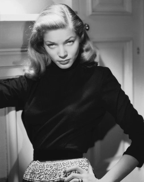 Vintage Retro Lauren Bacall Actress Sex Symbol 8x10 Photo Reprint 0004