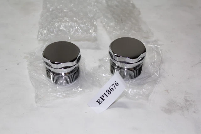 39MM FRONT END fork tube caps NOS Harley FXRT FXRP Dyna Sportster FXR ...