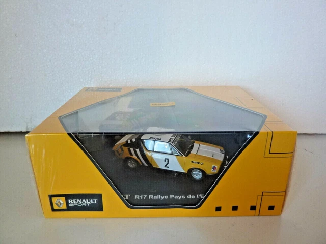 RENAULT 17 R17 Rallye Pays de l'Est 1977 IXO 1/43 Réf : 7711421921 EUR ...