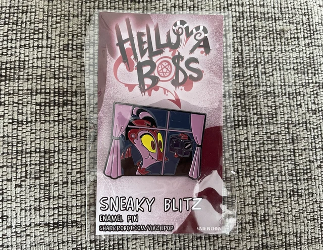 HELLUVA BOSS SNEAKY Blitzo Enamel Pin Limited Edition Hazbin Hotel ...