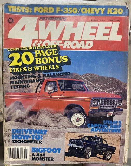 VINTAGE PETERSEN'S 4 Wheel & Off-Road Magazine MAY 1979 Bigfoot £16.05 ...