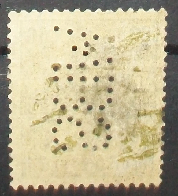 N°1324B STAMP GERMAN REICH CANCELED COMPANY PERFORATIONS PERFINS Aus ...