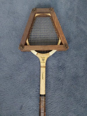VINTAGE 1950S/1960S KING Court Wooden Tennis Racket in Press - Made in ...