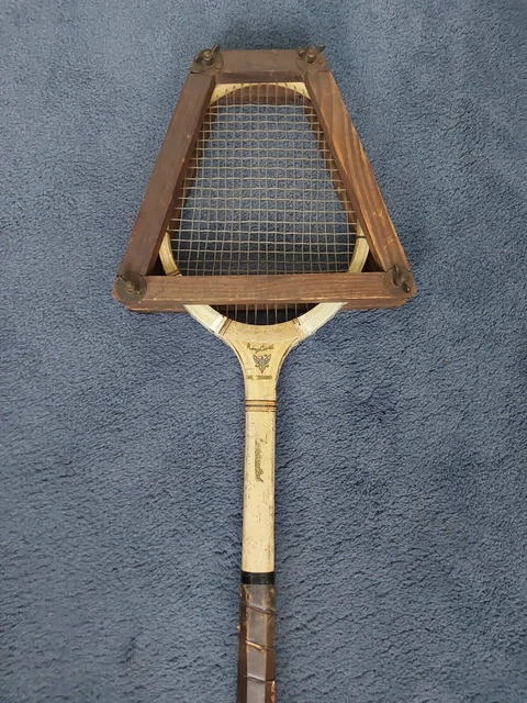 VINTAGE 1950S/1960S KING Court Wooden Tennis Racket in Press - Made in ...