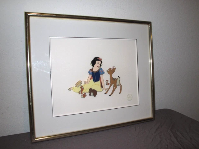 WALT DISNEY SERIGRAPH Animation Cel - Snow White & The Seven Dwarfs £ ...