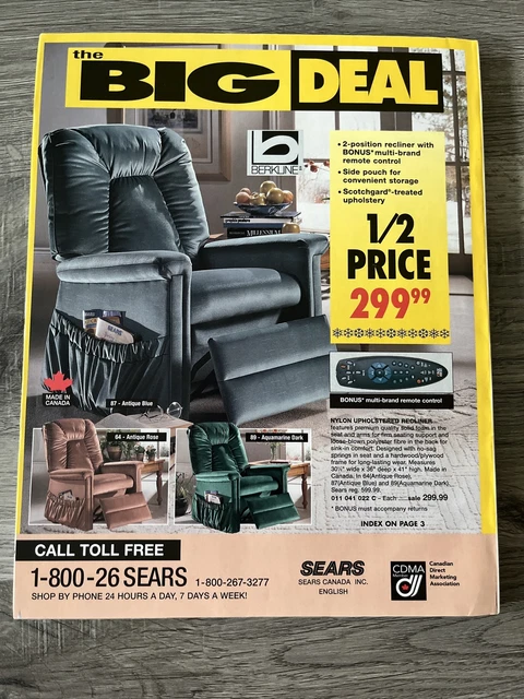 VINTAGE SEARS 1998 The Big Sale Catalog Fashion Electronics Furniture ...
