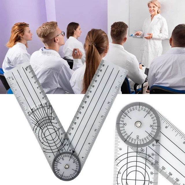 SPINAL ANGLE INCLINOMETER Ruler Goniometer Protractor Angle finder ...