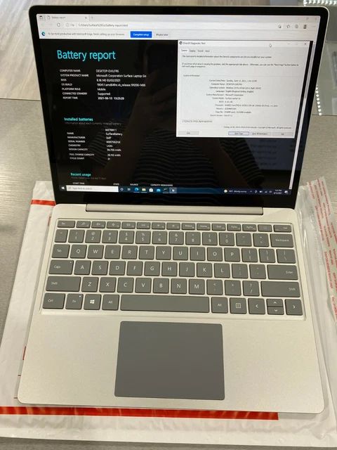 Microsoft Surface Laptop Go Intel Core I5 1035g1 1 0ghz 16gb Ram 256gb