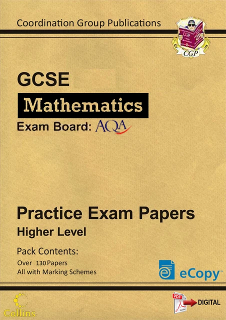 GCSE AQA MATHS (Mathematics) Exam past papers £7.20 - PicClick UK