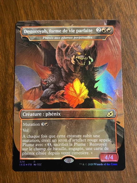 FRENCH - FOIL Destoroyah, Perfect Lifeform Ikoria Box Topper Magic MTG ...