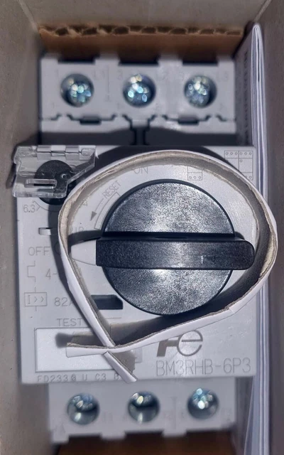 FUJI ELECTRIC BM3RHB-6P3, termica salvamotore trifase e monofase 4-6 ...