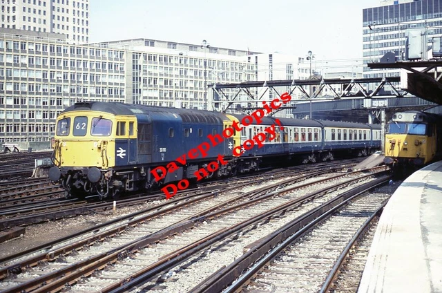 ORIGINAL 35MM Slide Railway Diesel -33110 @ Waterloo Jun 1984 £6.66 ...