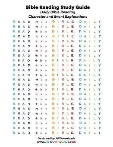 READ THE BIBLE Daily - Bible Reading Guide, Event and Character ...