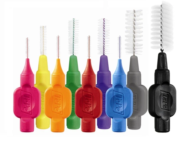 TEPE INTERDENTAL BRUSHES | Original | 1 Pack of 8 Brushes - Chose Color ...