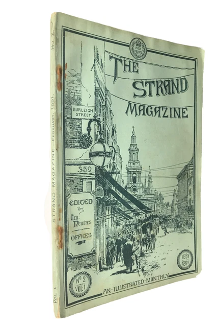 THE STRAND MAGAZINE Feb 1891 Thames Police, Portraits of Celebrities ...