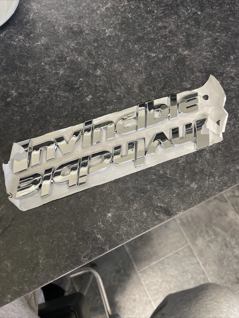 GENUINE TOYOTA INVINCIBLE Badge Set Emblem 2x Hilux 2013-2023 ...