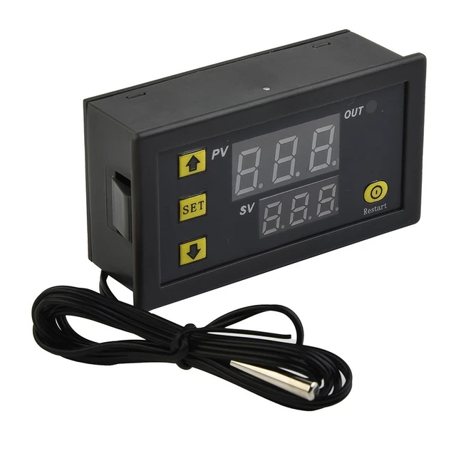 DIGITAL TEMPERATURE CONTROLLER,THERMOSTAT Meter Temp Sensor Switch 20A Regulator $13.04 ...